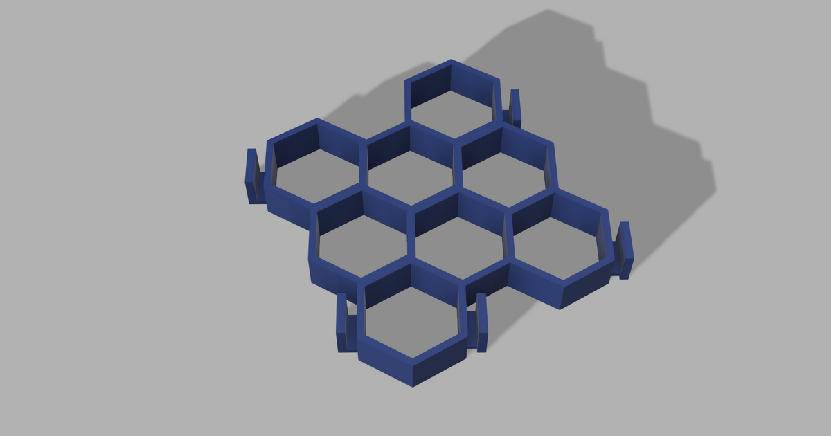 Interlocking Hexagons por VC Made | Descargar modelo STL gratuito ...