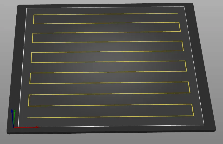 First Layer calibration test for Ender 3V2 by marco antonio oblitas ...