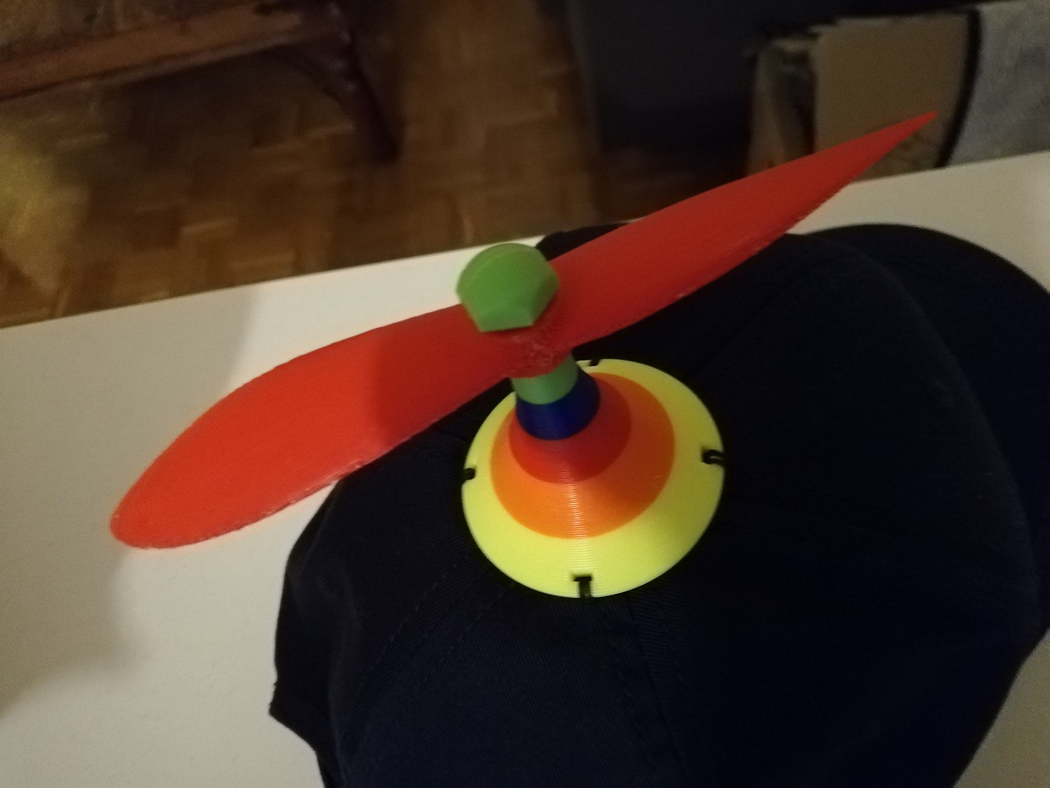 Propeller Cap ad on by Dionarap | Download free STL model | Printables.com