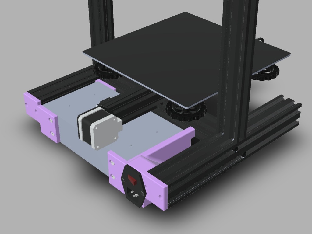 Ender 3 PSU rear mount by DaVinci2000 | Download free STL model ...
