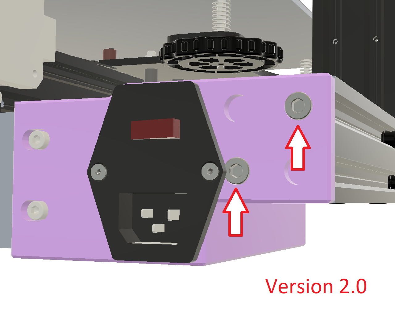 Ender 3 PSU rear mount by DaVinci2000 | Download free STL model ...