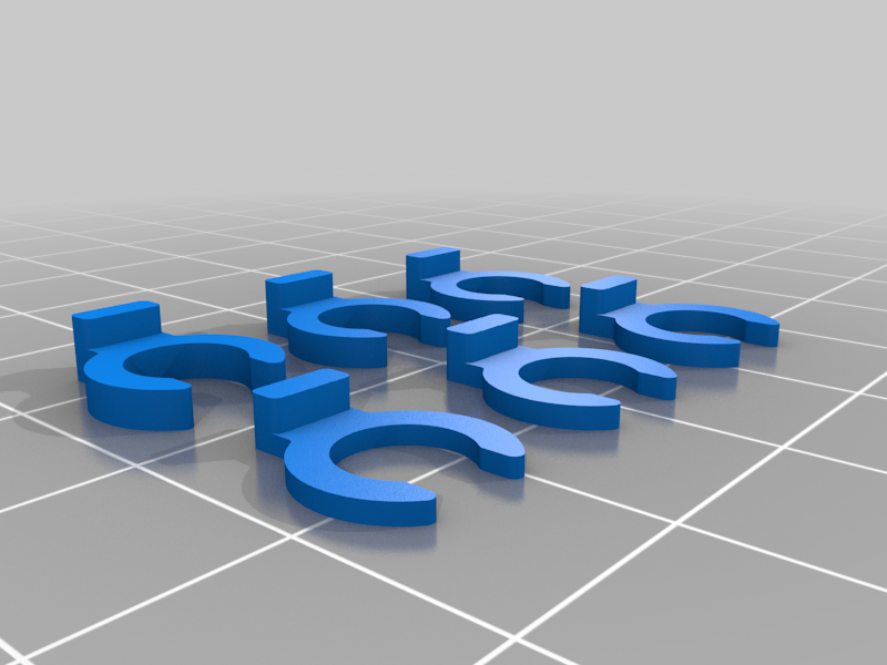 E3D collet / tube coupler clips 1.0-2.0 mm by DaVinci2000 | Download ...