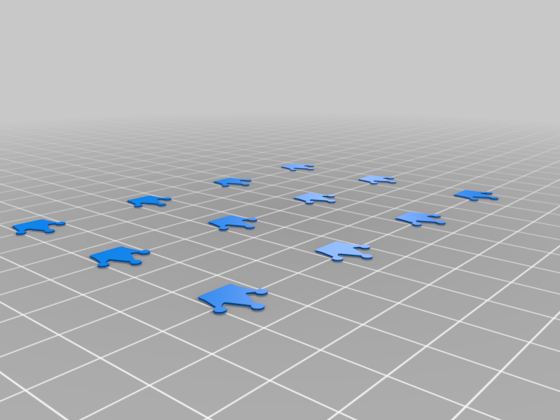 Checkers stackable 2 colors by DaVinci2000 | Download free STL model ...