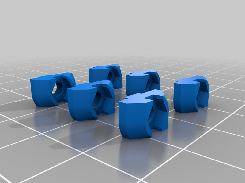 T-nut #4-40 x 3/16'' rotating V-Slot by DaVinci2000 | Download free STL ...