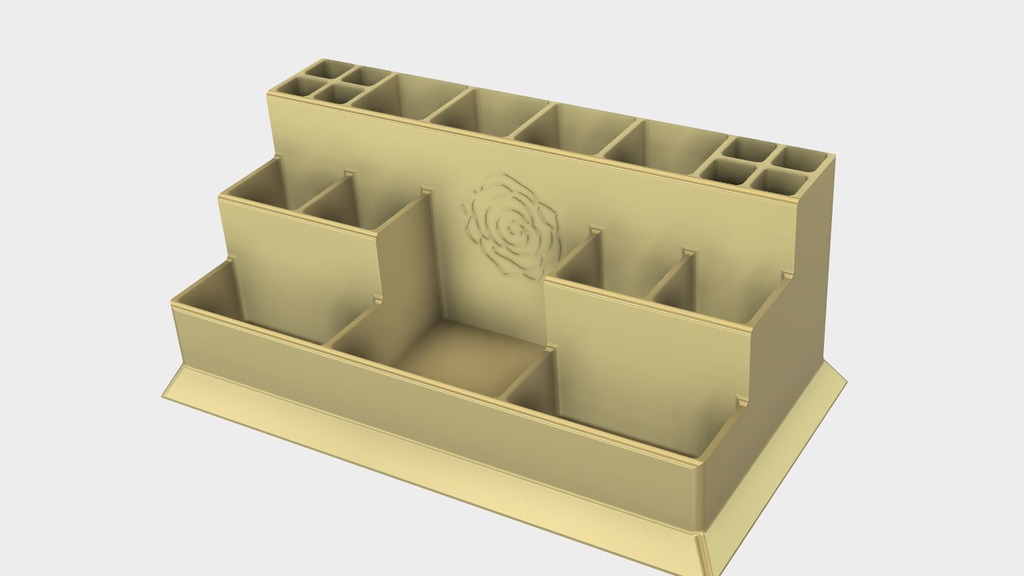 Straight makeup organizer by DaVinci2000 | Download free STL model ...