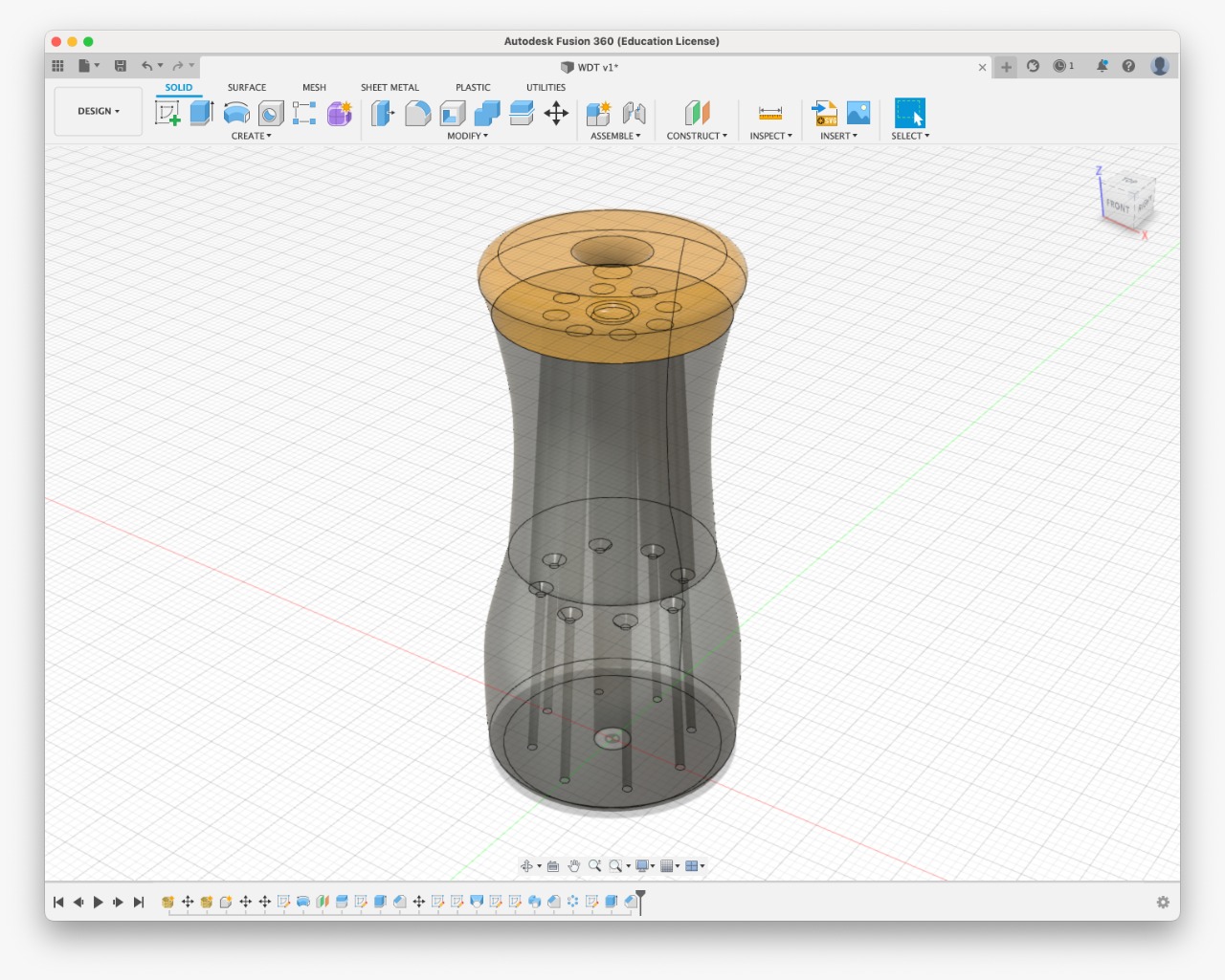 WDT with 8 holes + threaded insert by soemarko | Download free STL ...