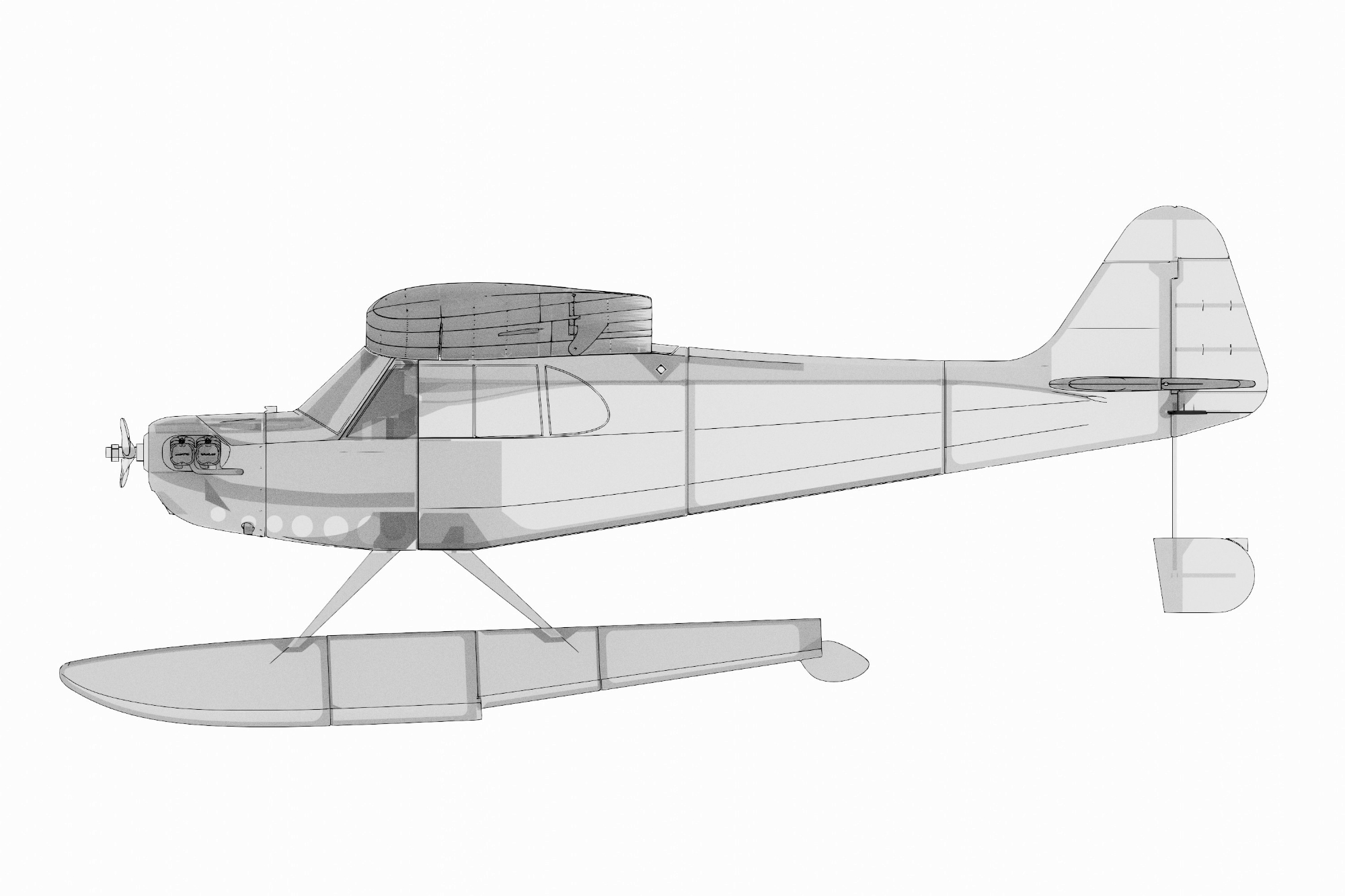 Piper J-3 CUB por 3DLabPrint | Descargar modelo STL gratuito ...
