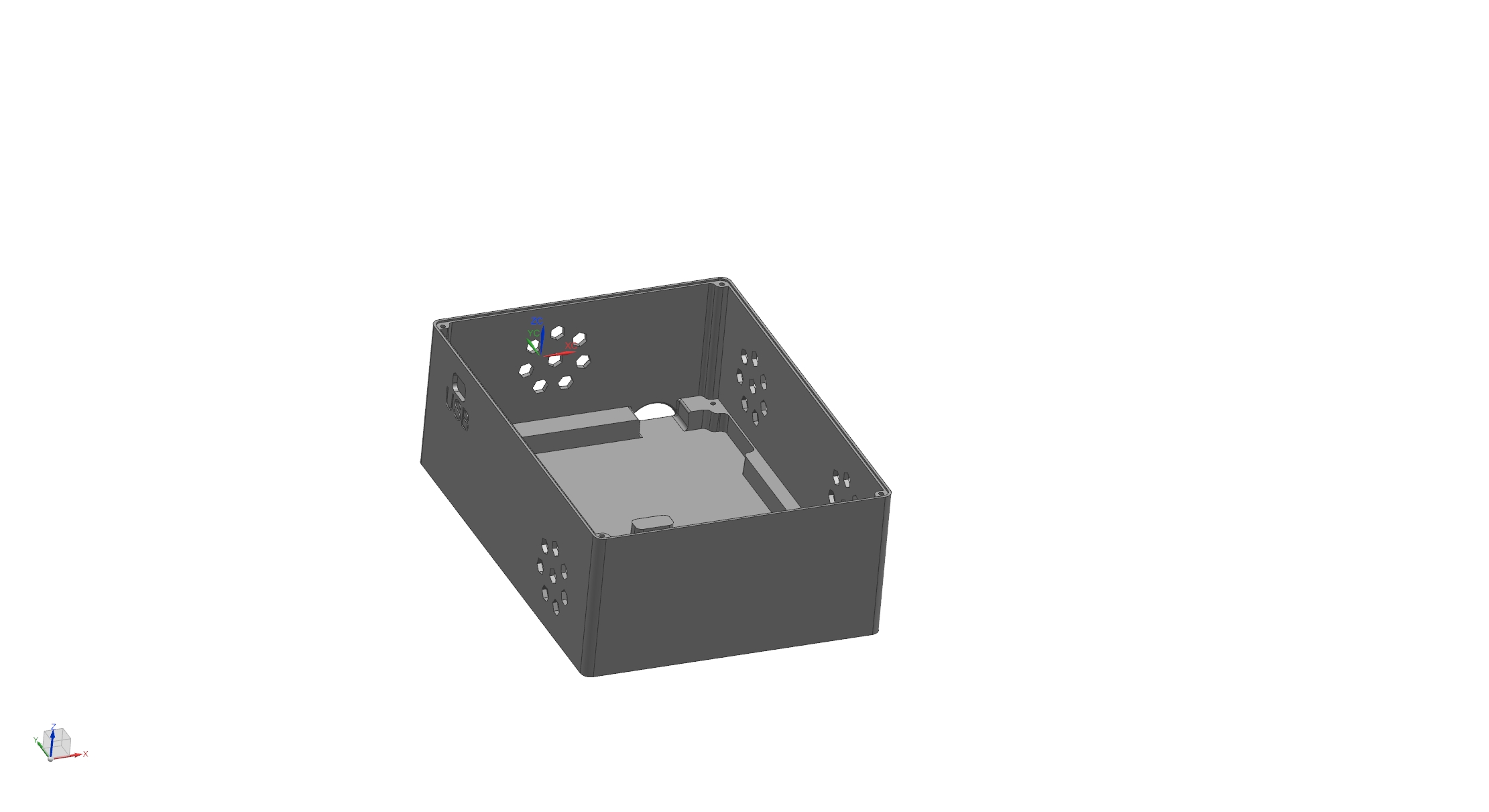 Box For Led Lamp Electronic - 2 Level by Paragon | Download free STL ...