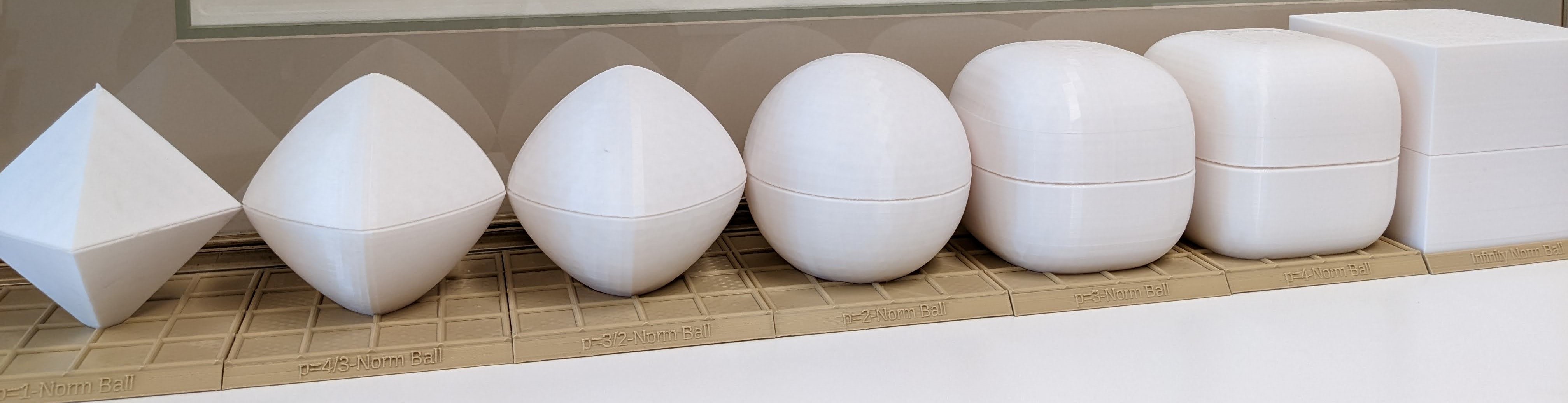 P Norms Balls by Prof_Grimmer | Download free STL model | Printables.com