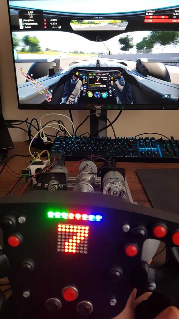 DIY F1 Steering wheel by ialm Remix by SuhaK. | Download free STL model ...
