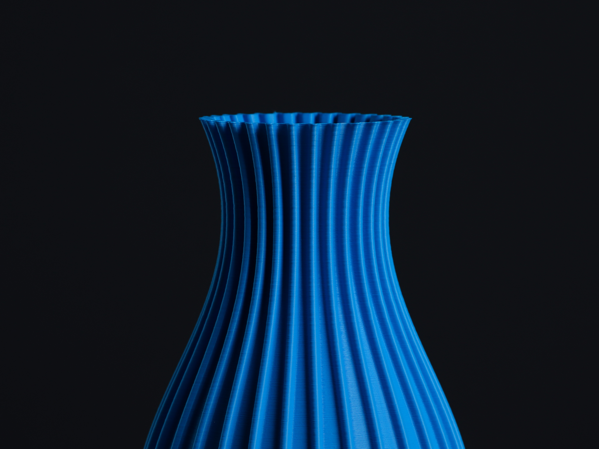 Nordic Vase with Stripes, Vase Mode by Slimprint | Download free STL ...