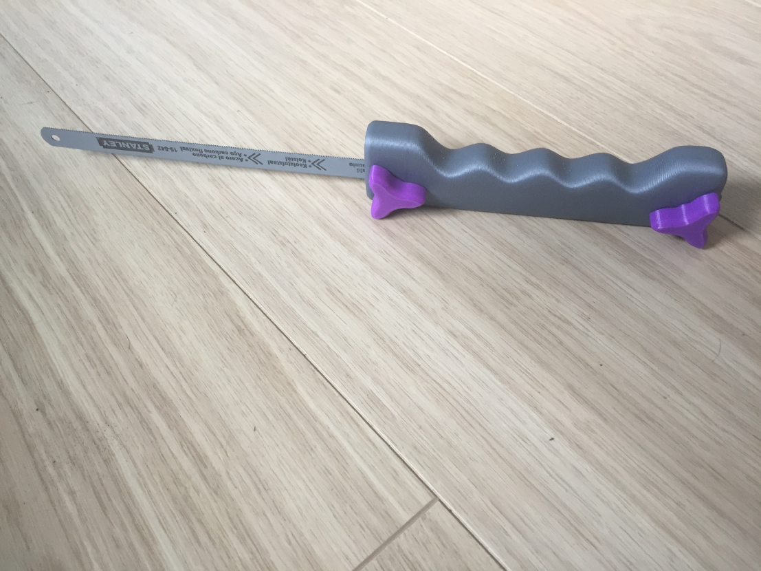 Handle for hacksaw blade (U2) by djedje_zr7 | Download free STL model ...