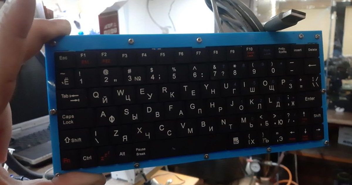 Micro Keyboard - USB 2.0 by alien hitman | Download free STL model ...