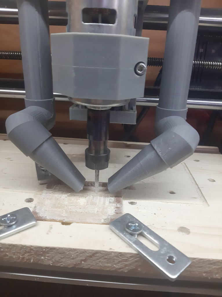 Vacuum cleaner for CNC 3018 by alien hitman | Download free STL model ...