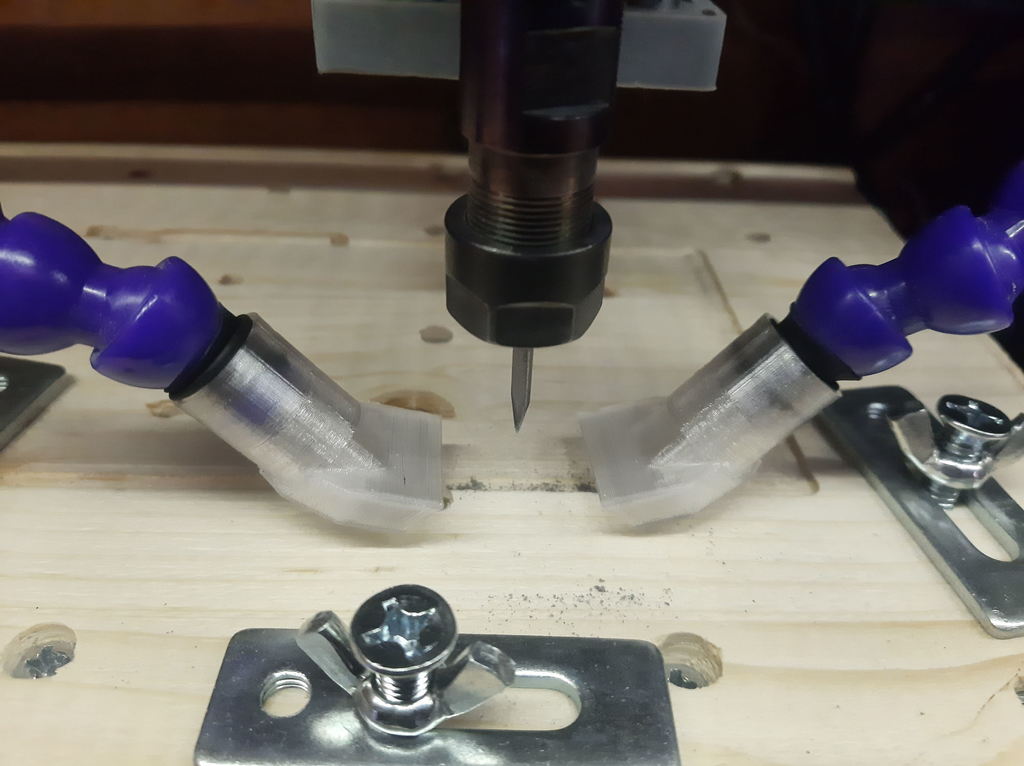 Vacuum cleaner for CNC 3018 by alien hitman | Download free STL model ...