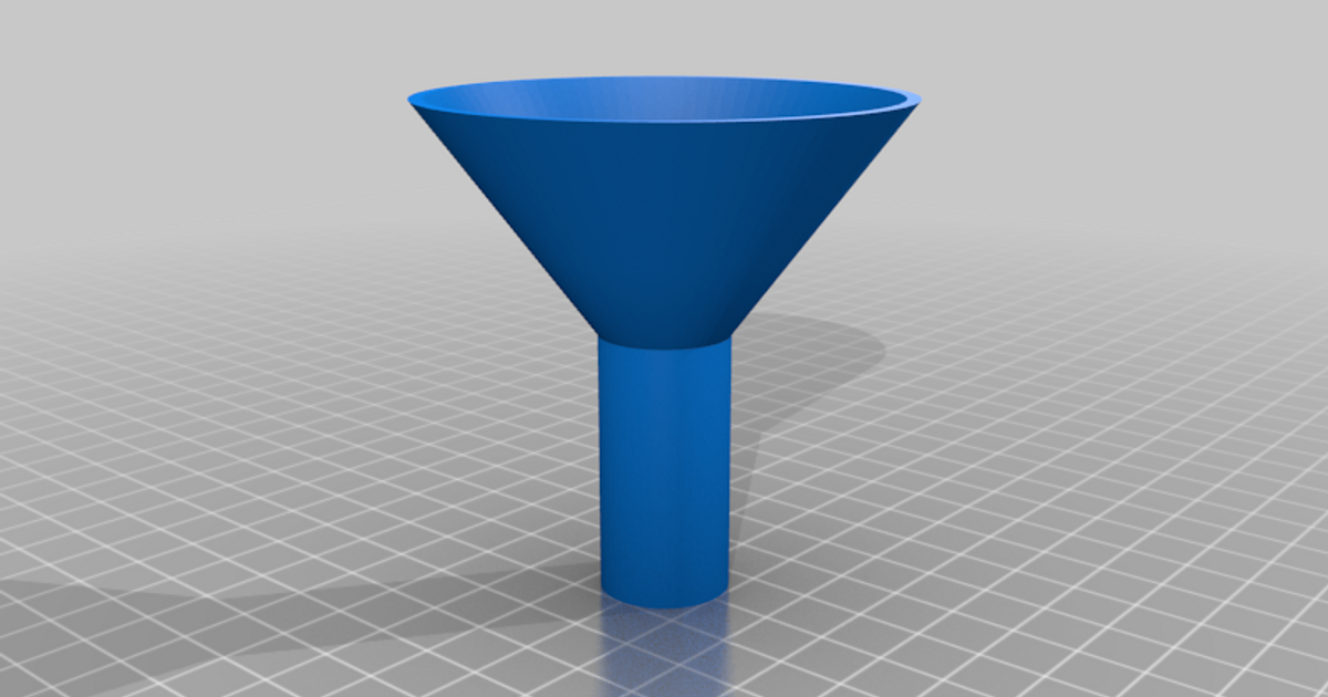 funnel with a wide mouth by alien hitman | Download free STL model ...