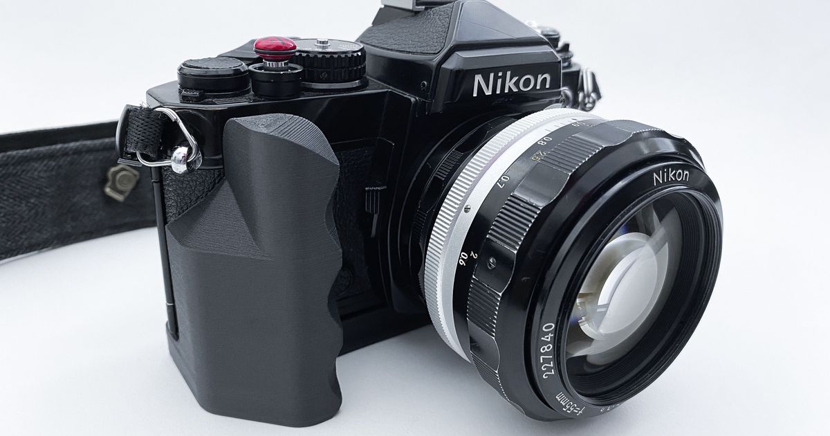 Nikon FE/FM系列相机手柄（可内藏备用电池） Grip for Nikon FE/FM 二次创作 - 来自 billywei ...