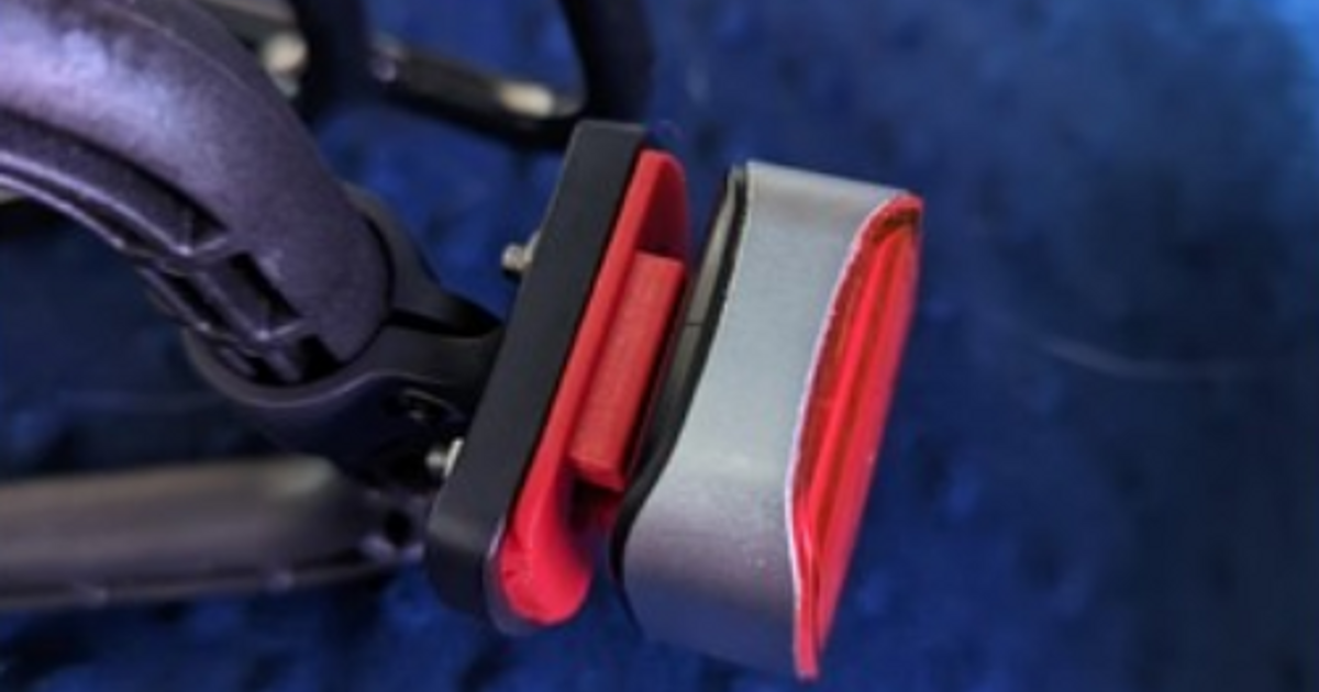 Tail Light Mount for Topeak Tetrarack by SnowDrifter | Download free ...