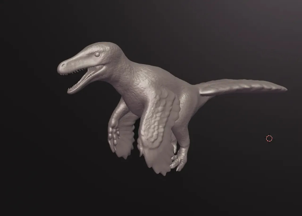 Feathered Velociraptors by DragonArtist15 | Download free STL model ...