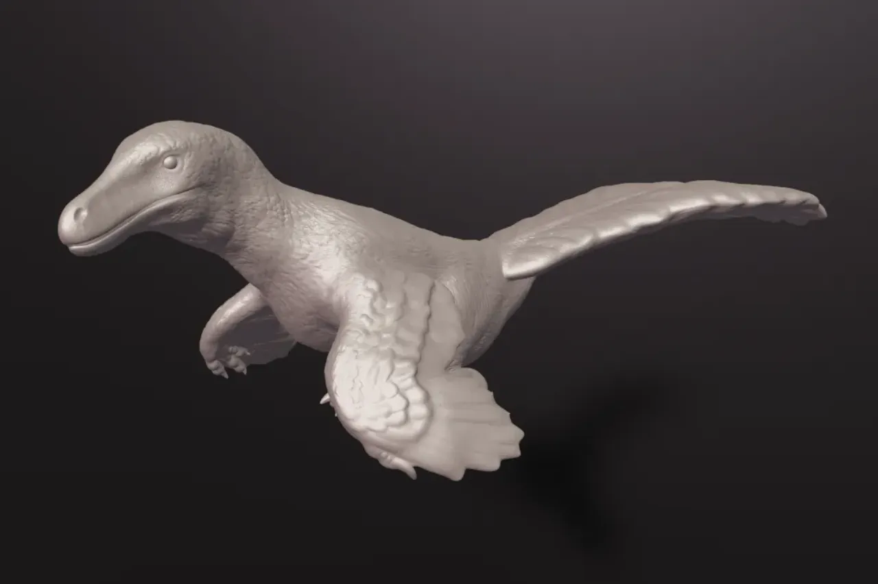 Feathered Velociraptors by DragonArtist15 | Download free STL model ...