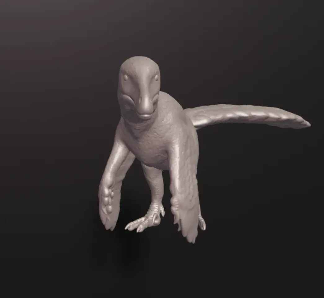 Feathered Velociraptors by DragonArtist15 | Download free STL model ...