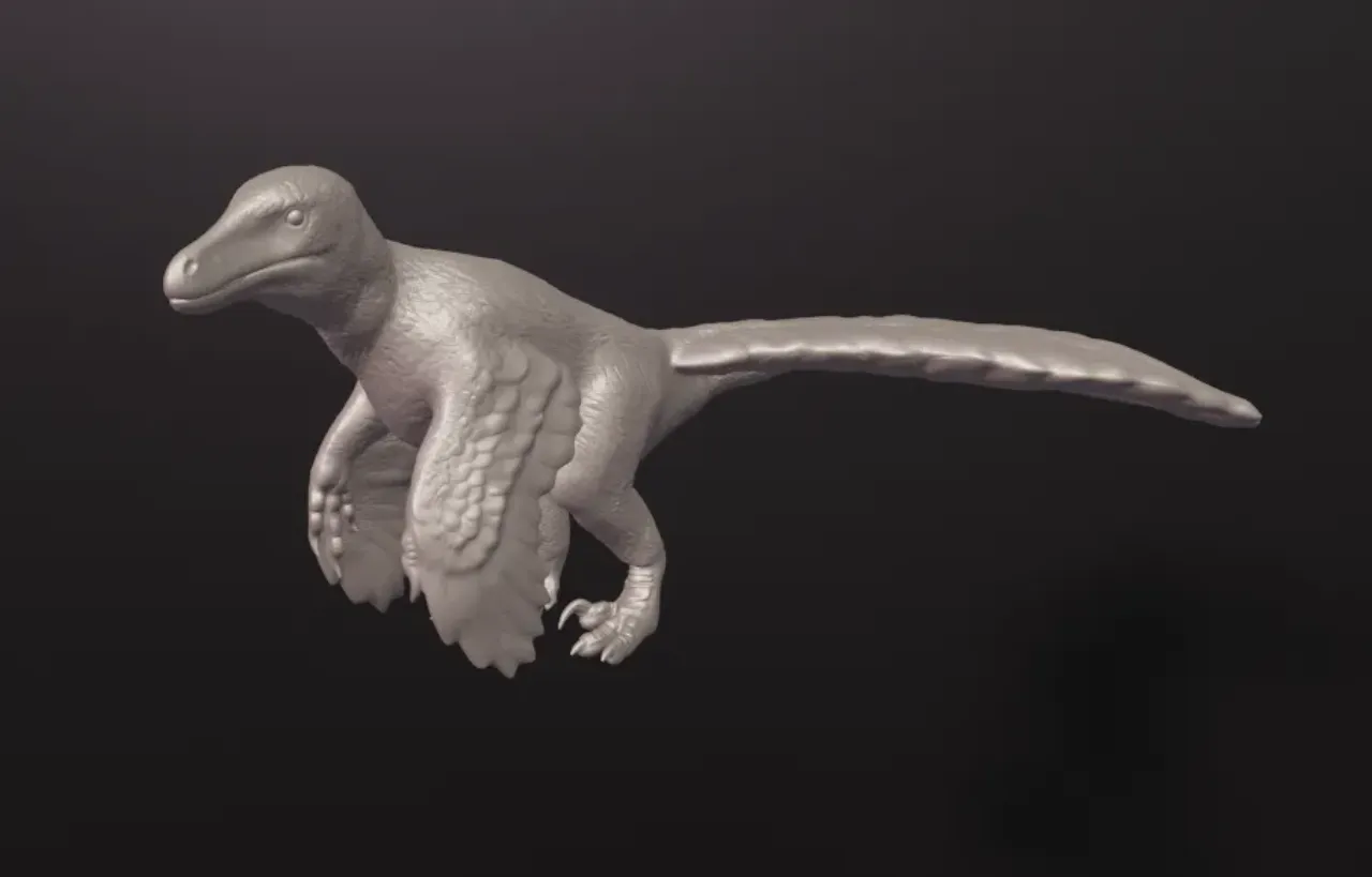 Feathered Velociraptors by DragonArtist15 | Download free STL model ...