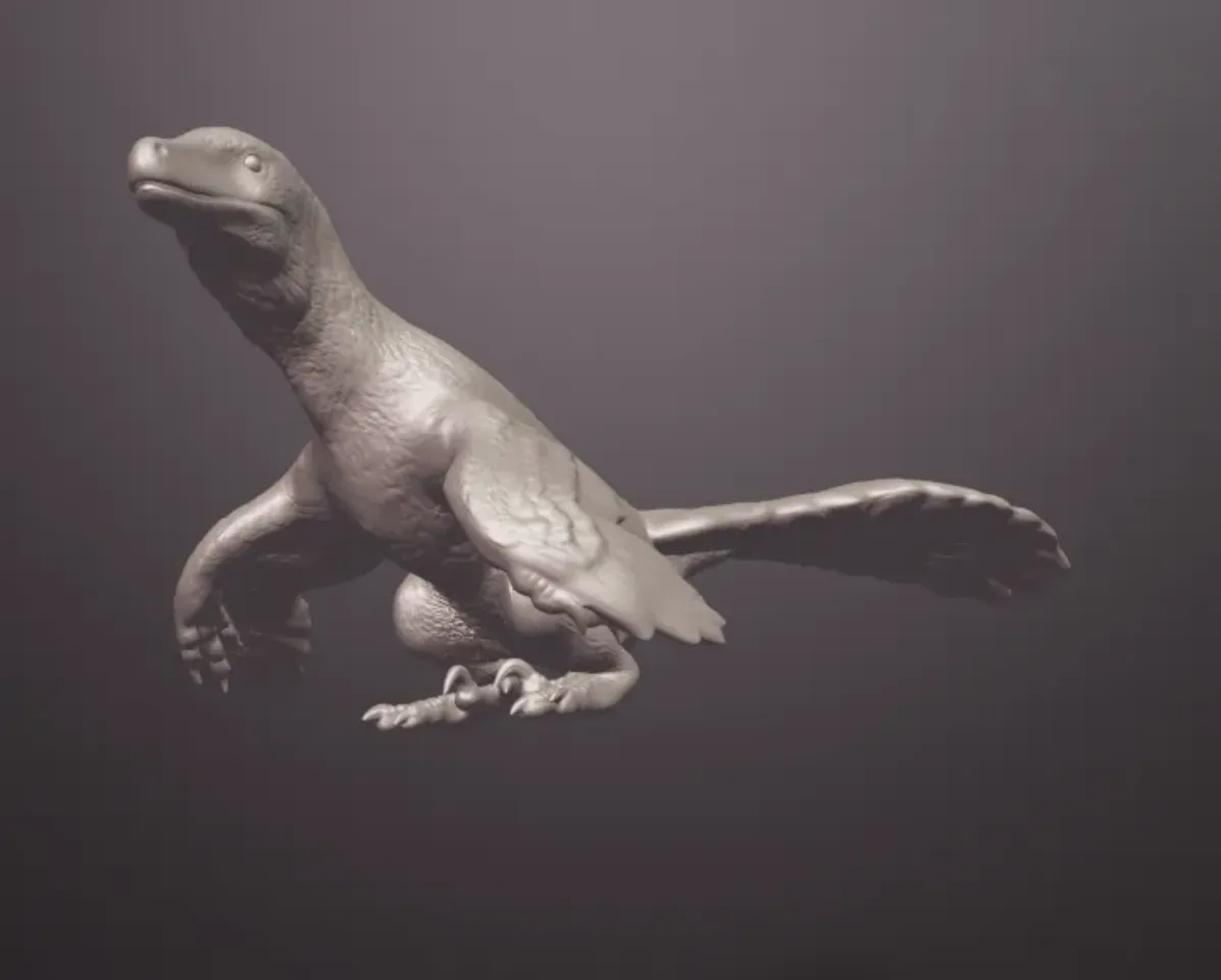 Feathered Velociraptors by DragonArtist15 | Download free STL model ...