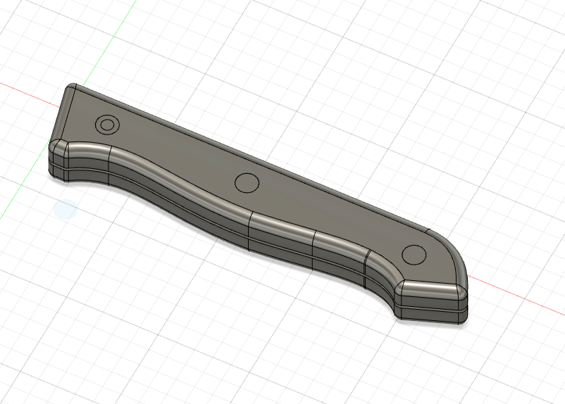 Knife Handle by Snity | Download free STL model | Printables.com
