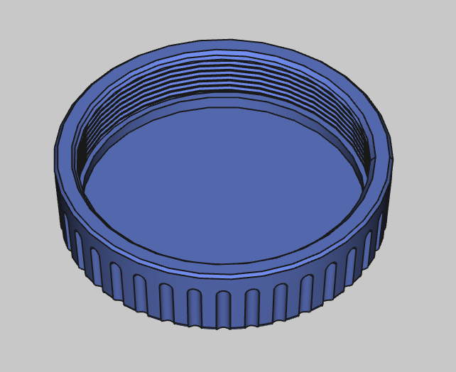 M42 Body & Lens cap by Elektronaut | Download free STL model ...
