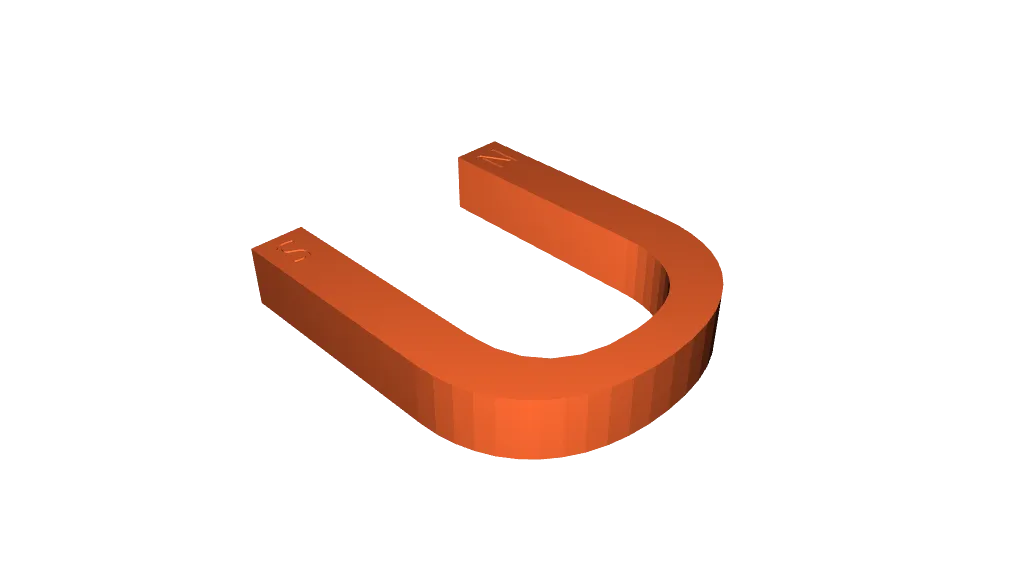 "U" Magnet by VividRiley | Download free STL model | Printables.com