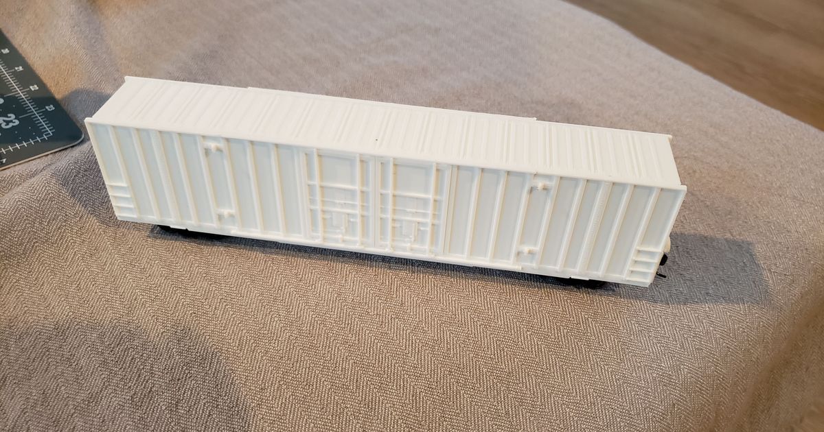 60 Foot Boxcar (HO) by Borgen Models | Download free STL model ...