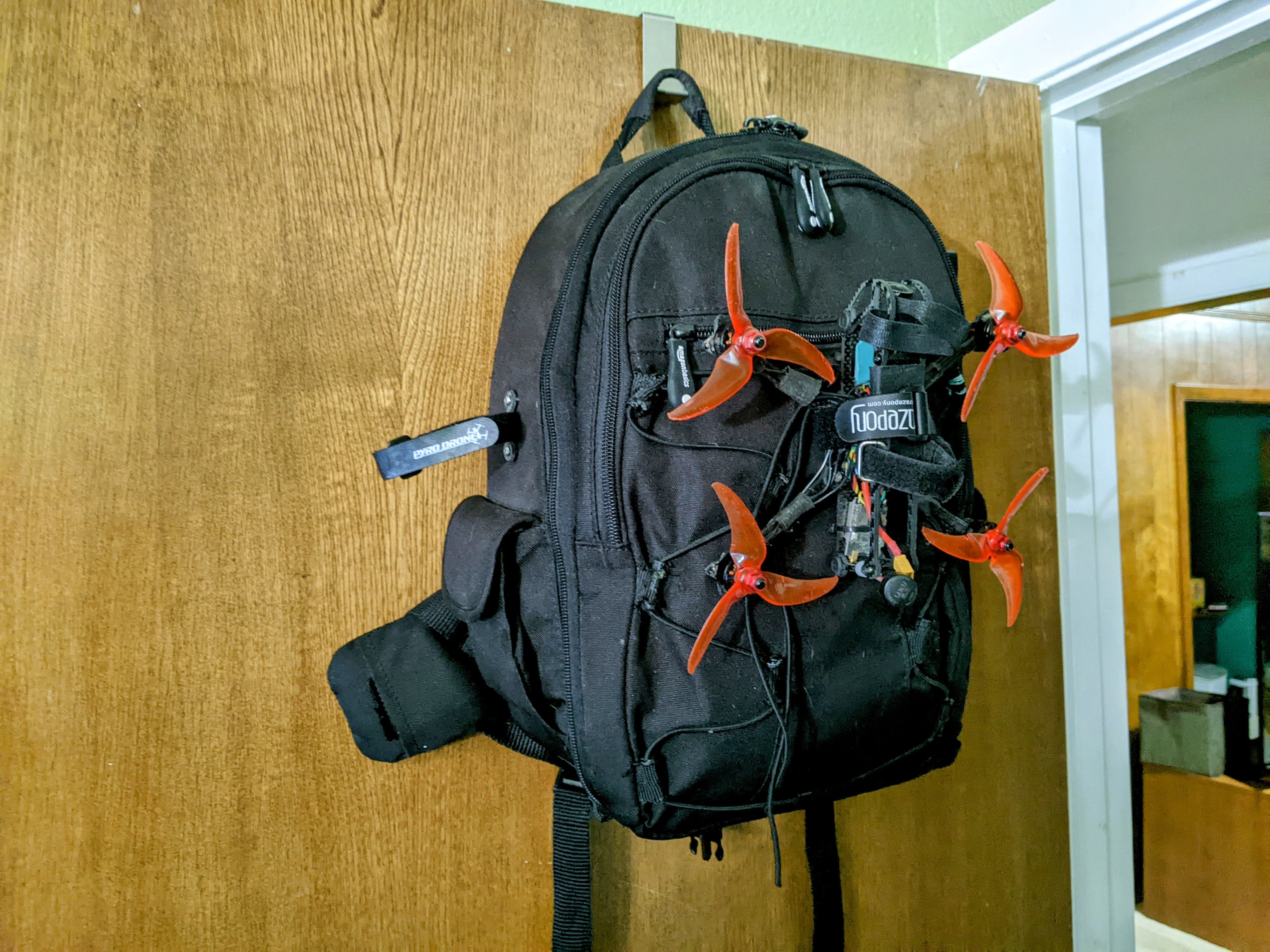 No-Sew Carabiner / Velcro Strap / Camera Plate Backpack Hack by ...
