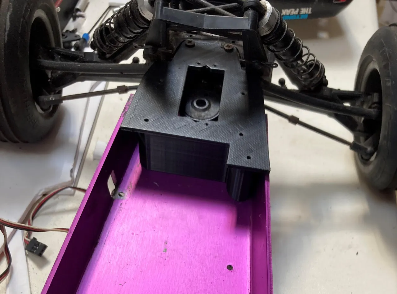 HPI Rush electric conversion - deck servo mount, and motor mount by ...