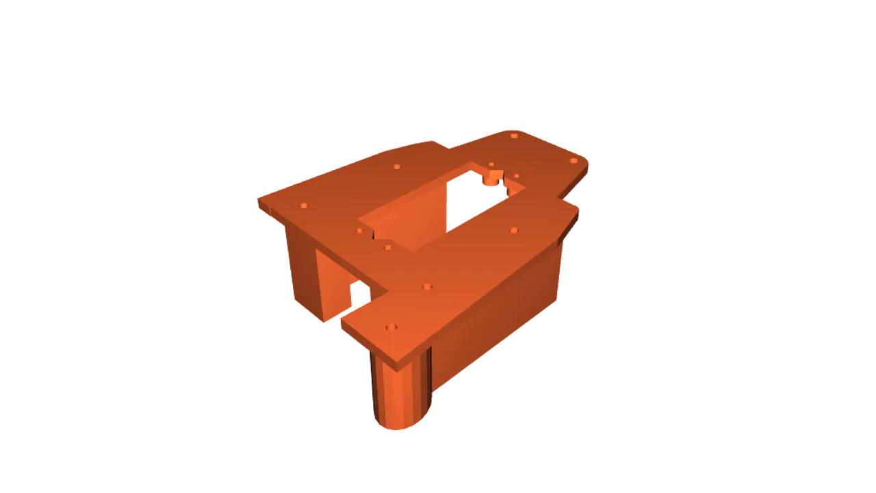 HPI Rush electric conversion - deck servo mount, and motor mount by ...