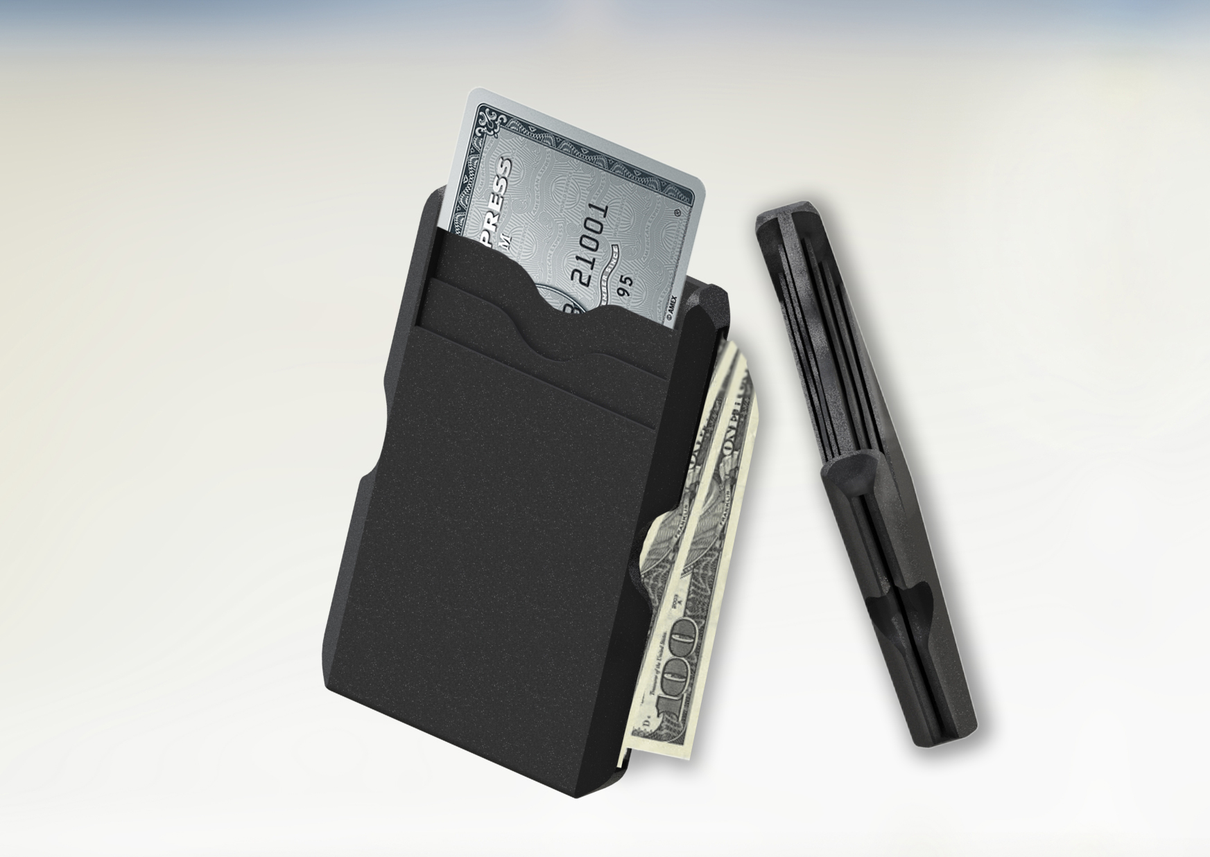 Slim & Streamlined 6-Card Wallet, Hard (Traditional) or Soft (TPU) w ...