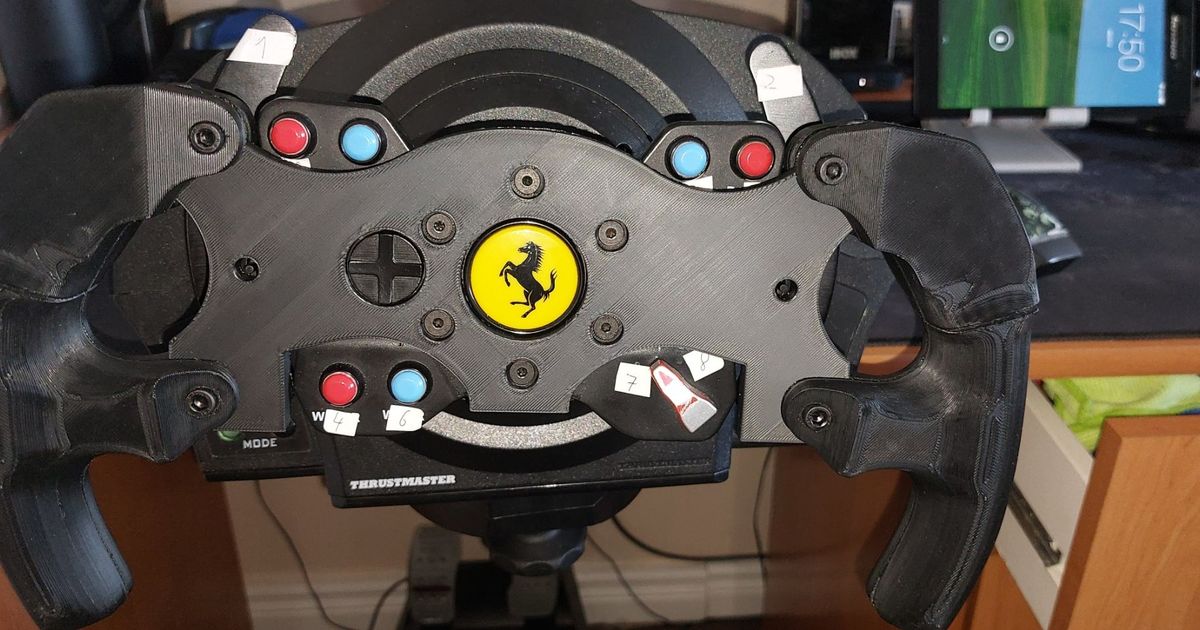 F1 Wheel Trustmaster T300 Gte por Smo54 | Descargar modelo STL gratuito ...