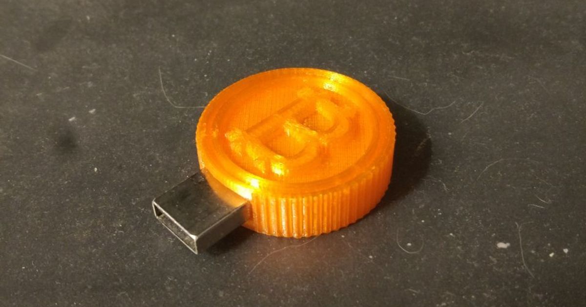 Bitcoin flash by Mfecane | Download free STL model | Printables.com