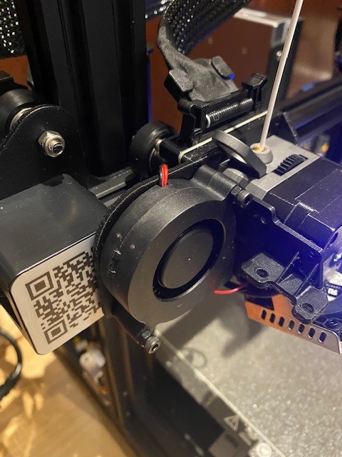 Ender 3 Sprite Extruder hot end fan replacement with 5015 blower por ...