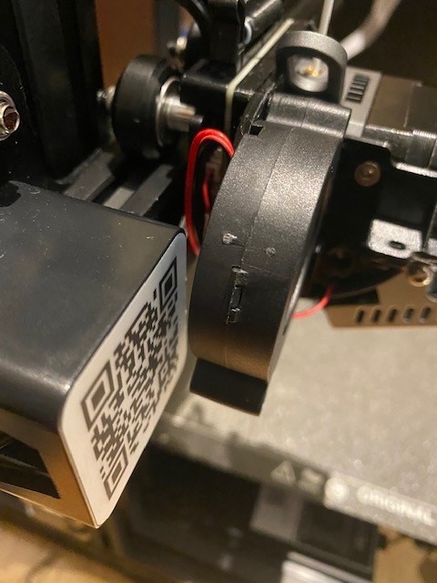 Ender 3 Sprite Extruder hot end fan replacement with 5015 blower por ...