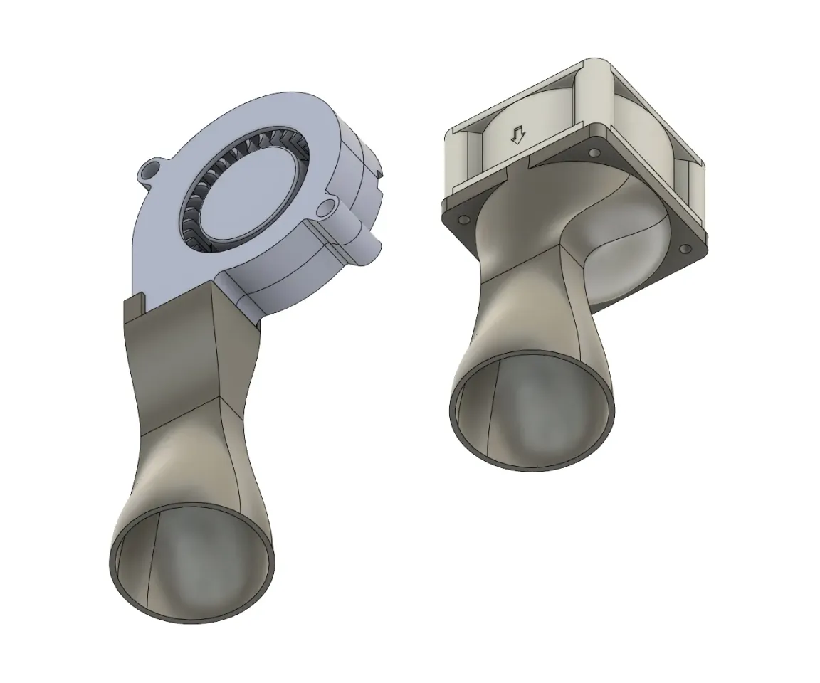 Airspeed Testing Ducts for Axial 4020 vs Blower 5015 fans (UNI-T UT363 ...