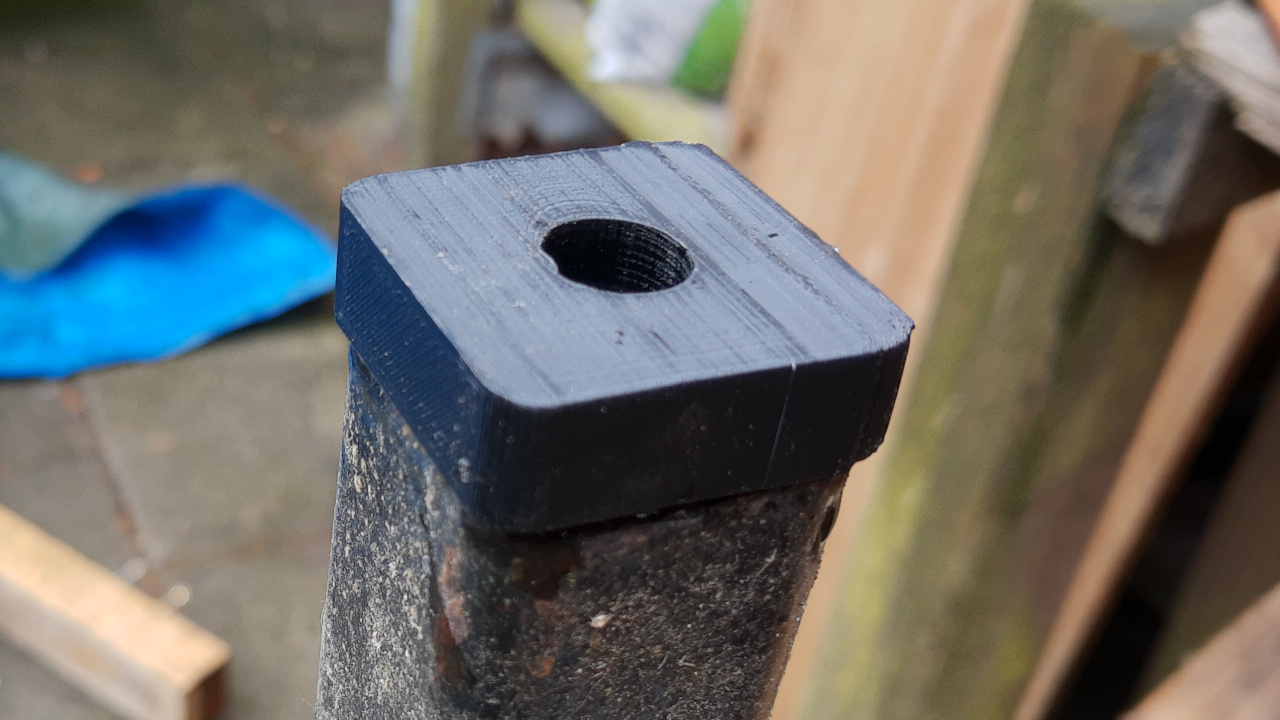 24mm table leg insert for M10 adjustable foot by Ghostbird | Download ...