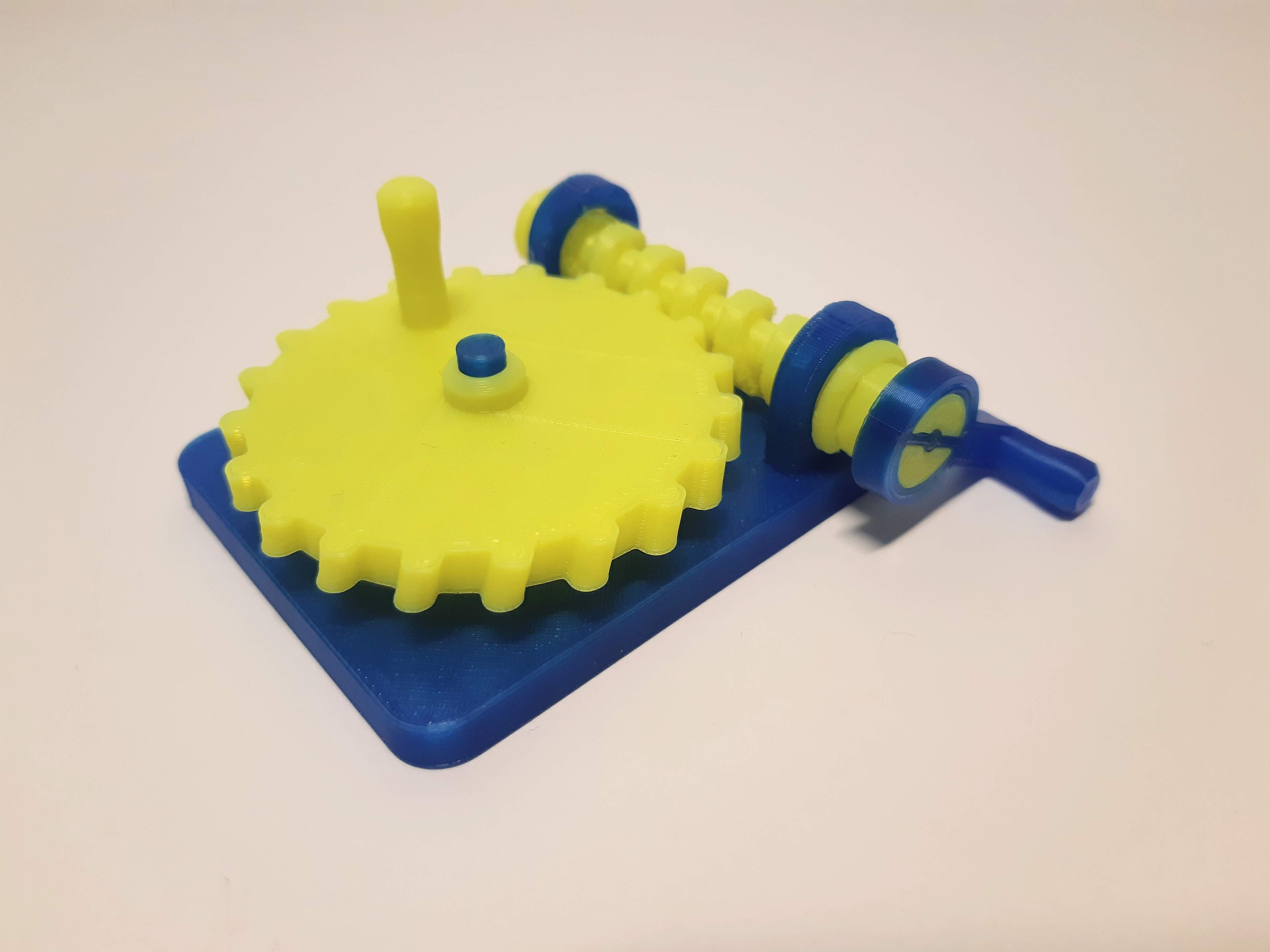 Worm Gear Desk Toy by Materialistic_3D | Download free STL model ...