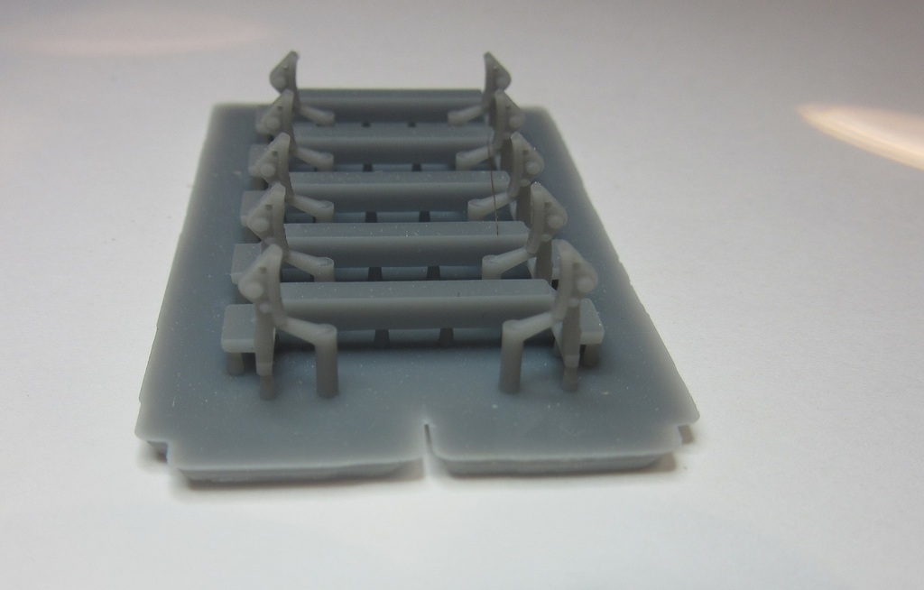 4mm Scale railway coach brakes for 14mm diameter wheels by Fen End Pit ...