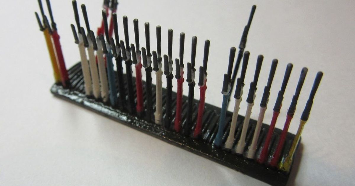 Signal box lever frame (25 levers) by Fen End Pit | Download free STL ...