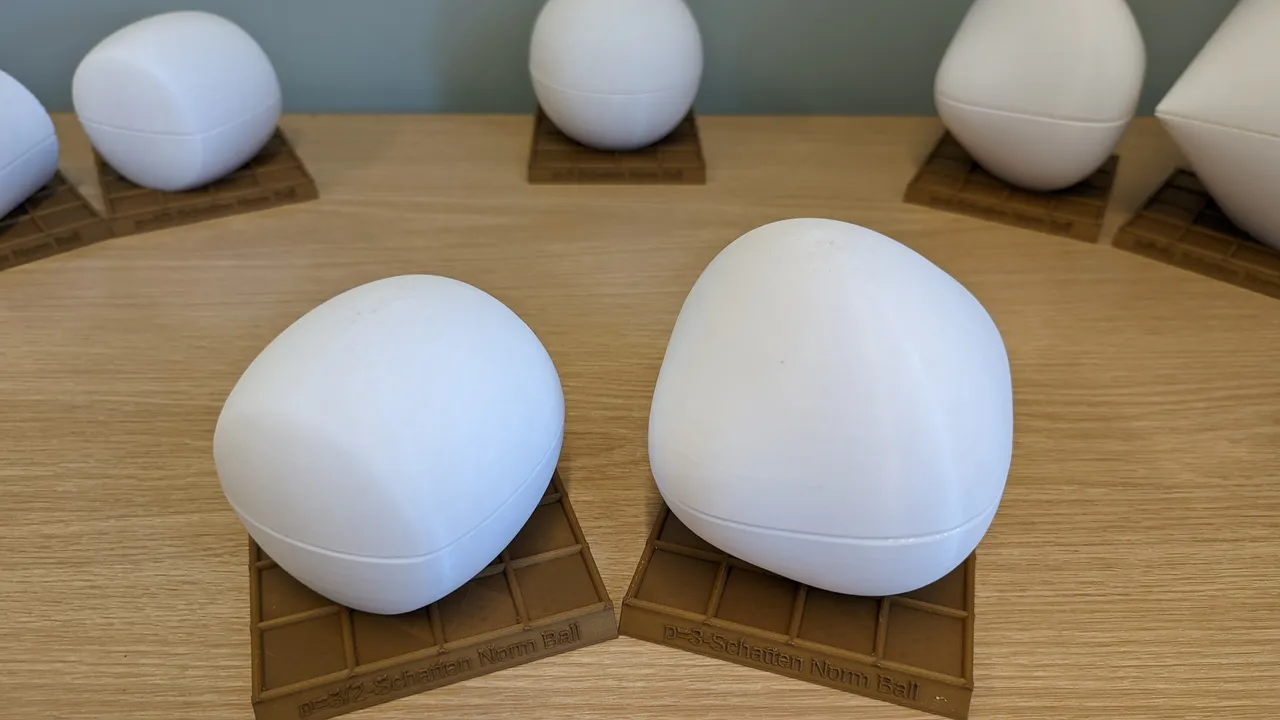 Schatten P-Norm Balls by Prof_Grimmer | Download free STL model ... Schatten P-Norm Balls by Prof_Grimmer | Download free STL model ...