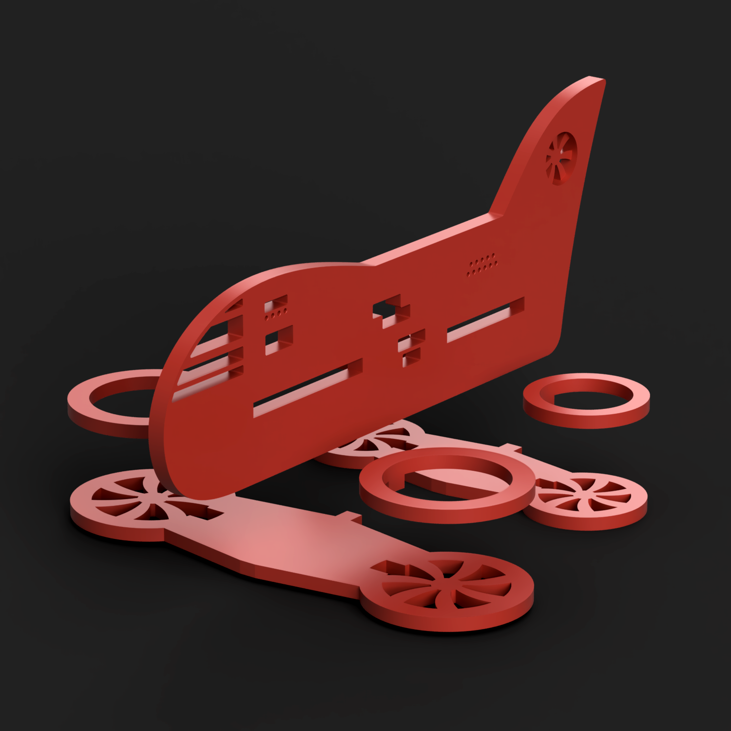 Among Us airship kit card by A3bilbaNEO | Download free STL model ...