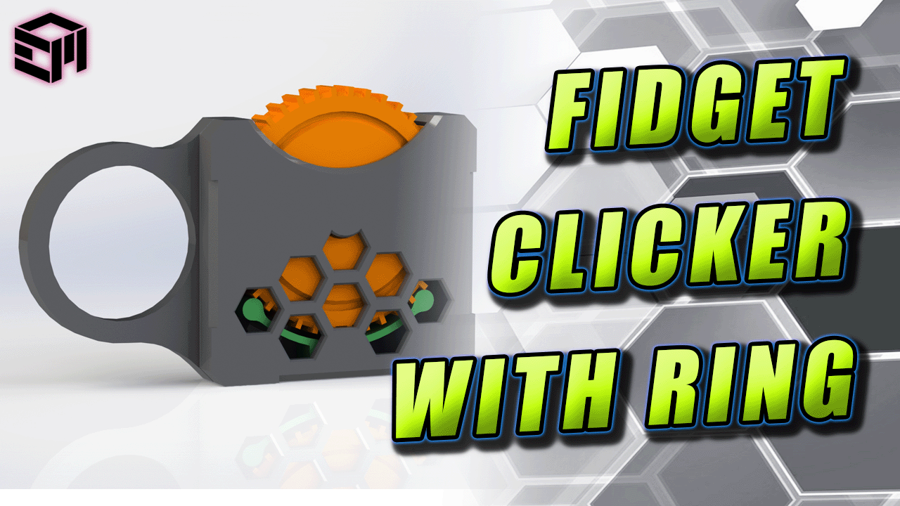 Fidget Ring Clicking Wheel by Embrace Making | Download free STL model ...