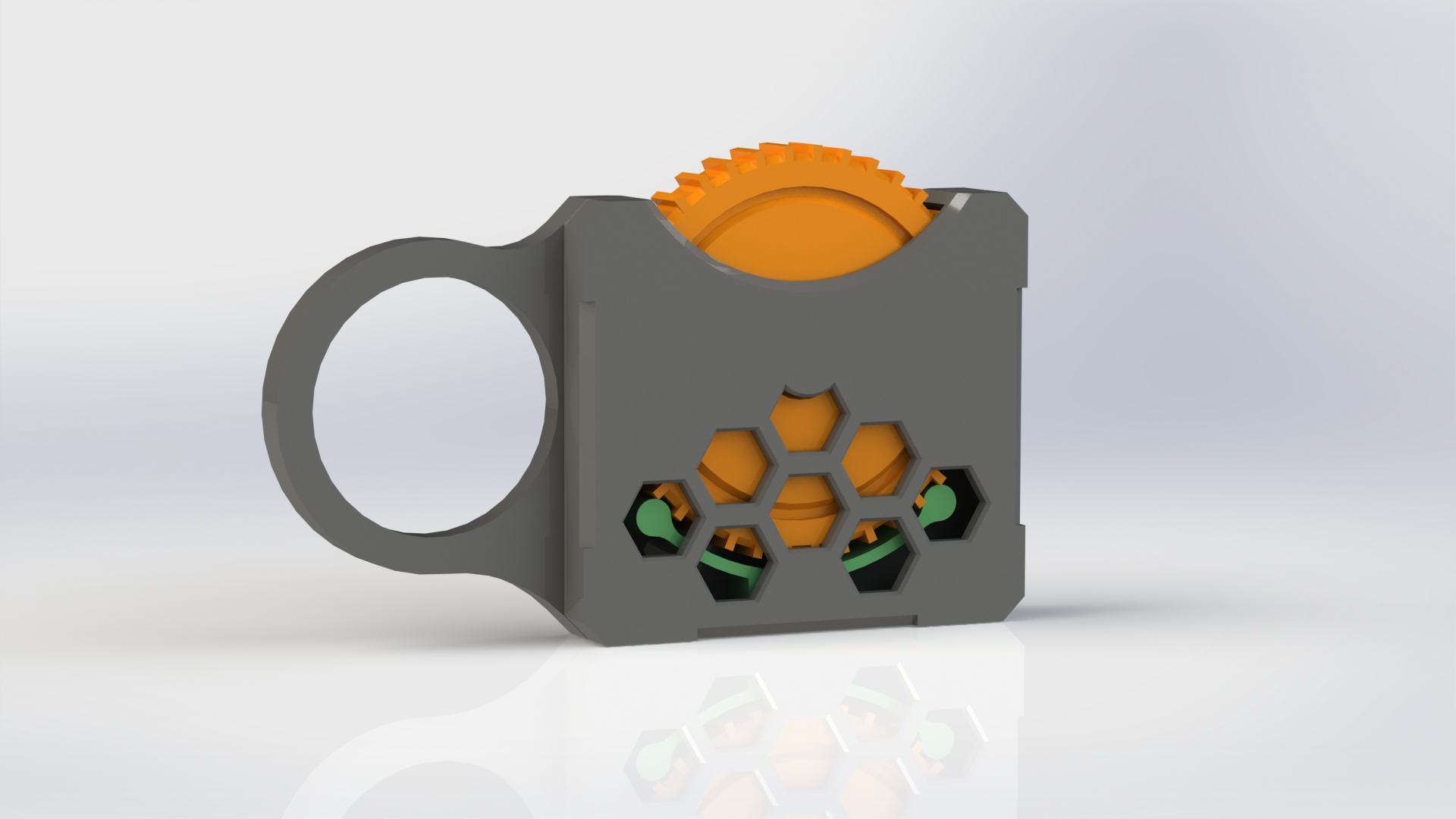 Fidget Ring Clicking Wheel by Embrace Making | Download free STL model ...