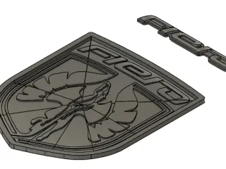Pontiac fiero emblems by zdevlor1 | Download free STL model ...