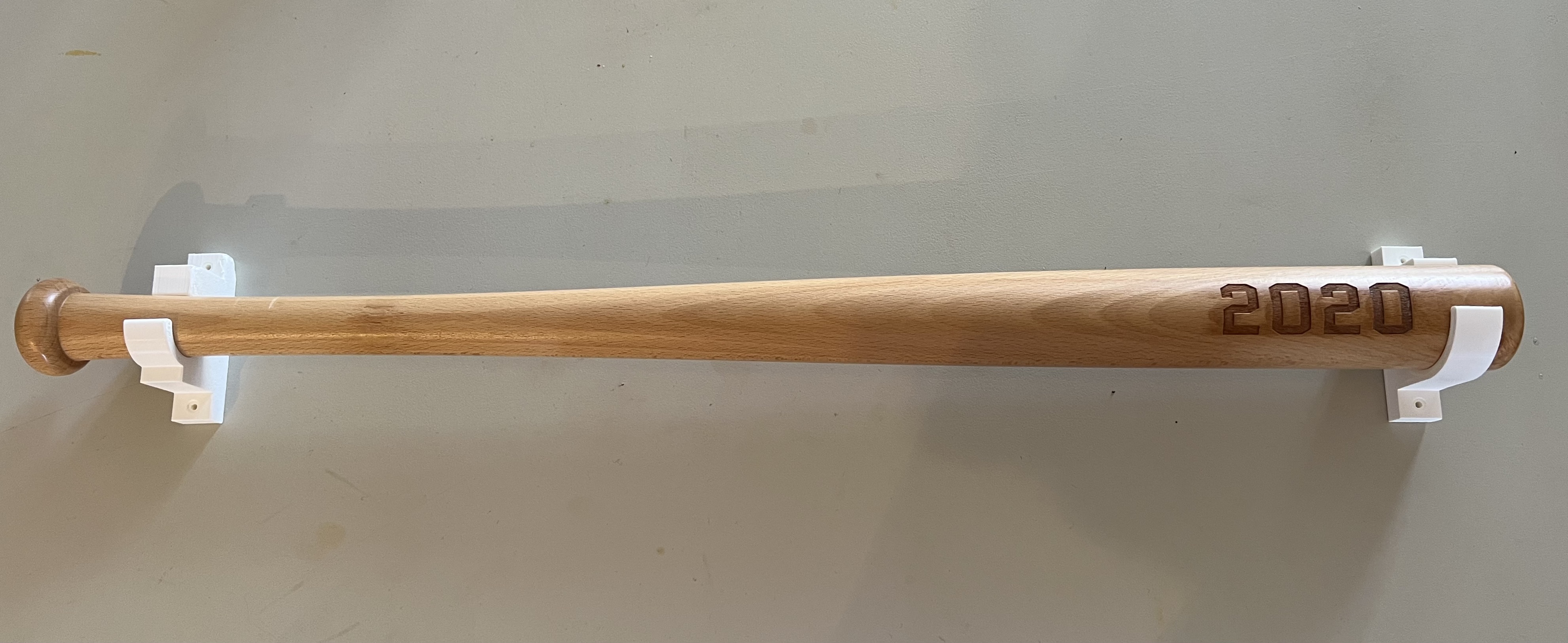 Baseball Bat Wall Mount by eslm | Download free STL model | Printables.com
